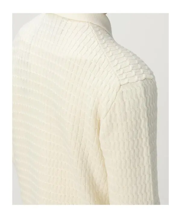 Tagliatore Long-sleeved Collared Cardigan - White