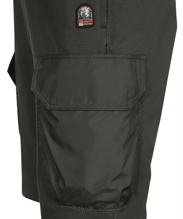 PARAJUMPERS Cargo Shorts With Drawstring - Black