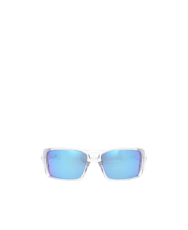 Oakley Heliostat Wrap-frame Sunglasses - Blue