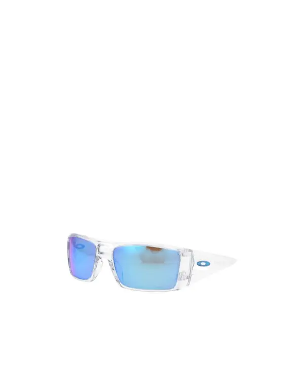 Oakley Heliostat Wrap-frame Sunglasses - Blue