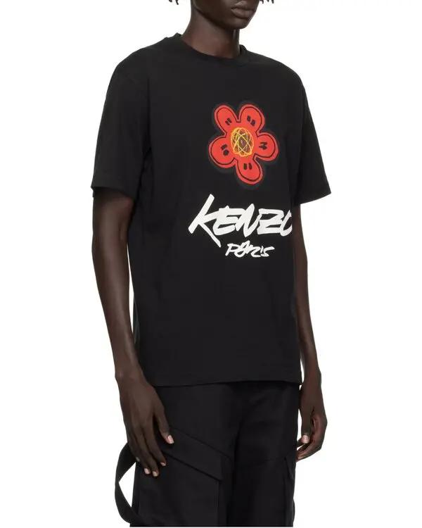 Kenzo Logo Printed Crewneck T-shirt