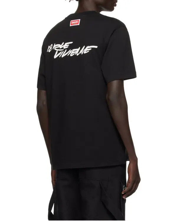 Kenzo Logo Printed Crewneck T-shirt