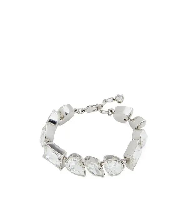 Alexander McQueen Crystal Embellished Cocktail Bracelet