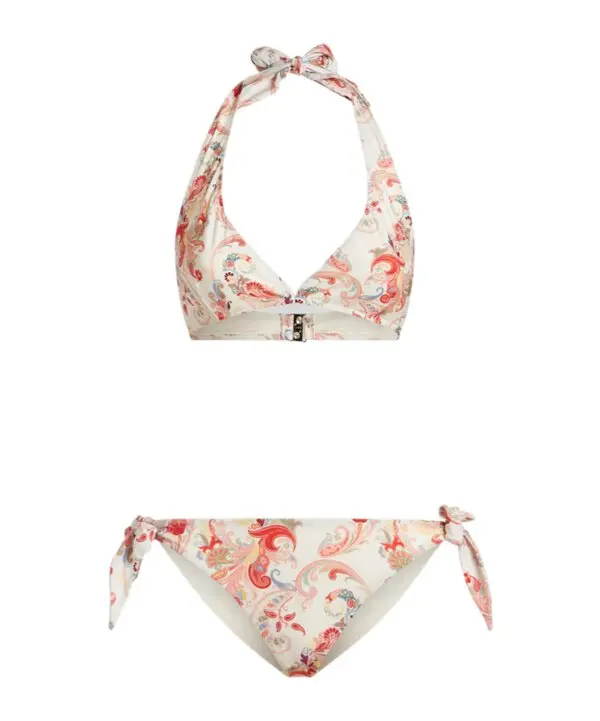 Etro Paisley Printed Bikini - Nude