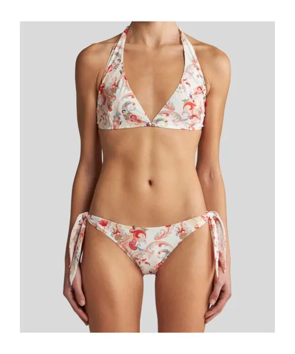 Etro Paisley Printed Bikini - Nude
