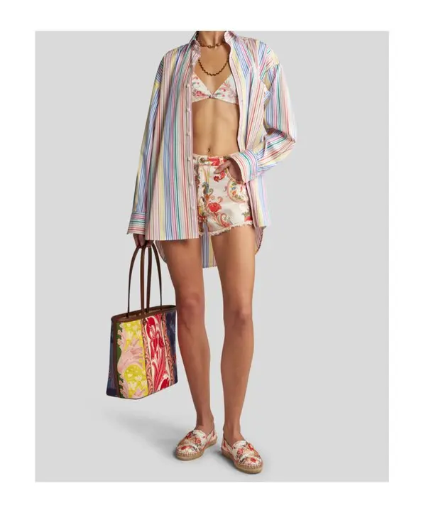 Etro Paisley Printed Bikini - Nude