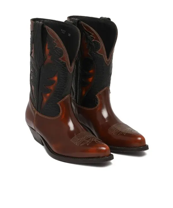 GOLDEN GOOSE Wish Star Embroidered Boots