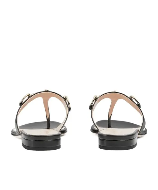 Gucci Lady Horsebit Detailed Thong Sandals