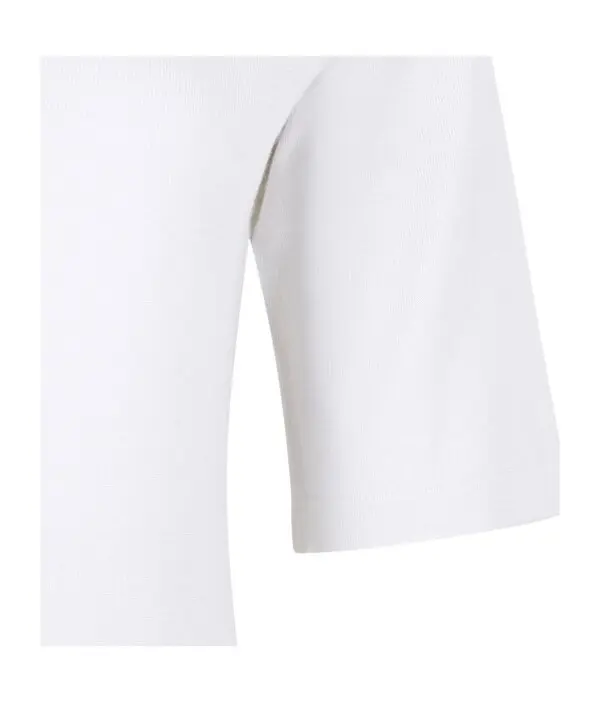Fabiana Filippi Collared Short-sleeved Knitwear With Embellished Collar