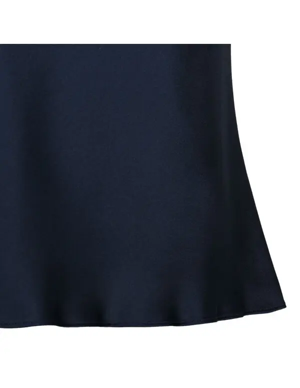 Vince Draped Neckline Sleeveless Blouse - Black