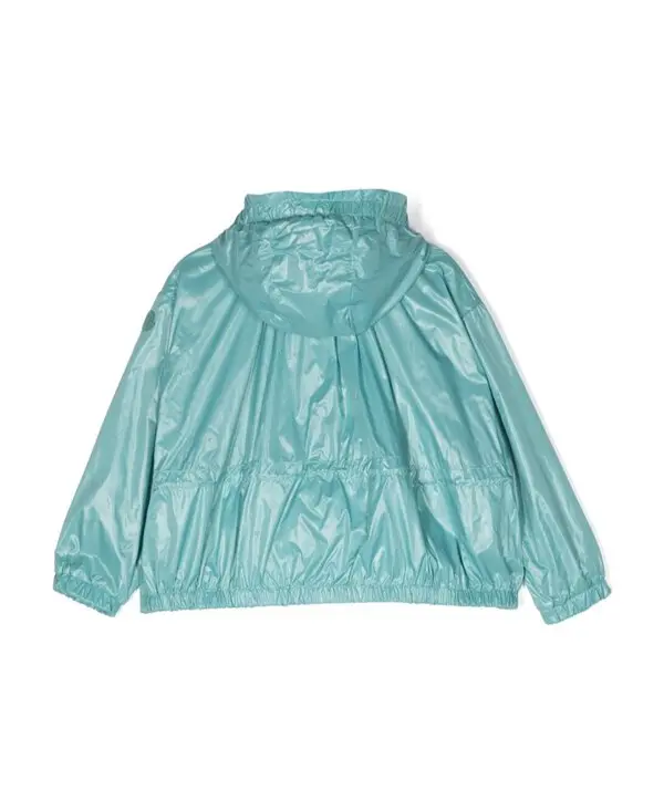 Moncler Hooded Zip-up Rain Jacket