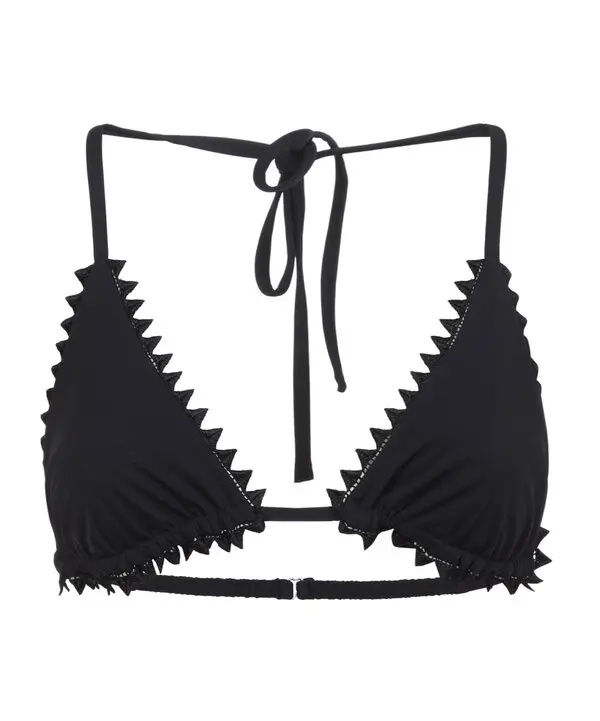 Jacquemus The Picot Bikini Top - Black
