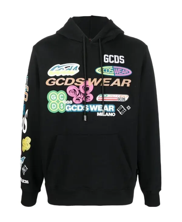 Gcds Printed Logo Hoodie