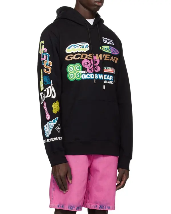 Gcds Printed Logo Hoodie