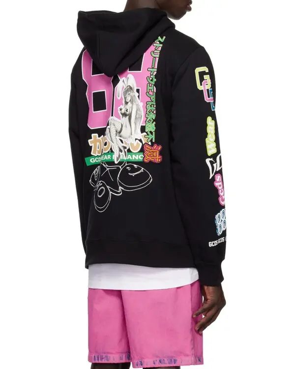 Gcds Printed Logo Hoodie