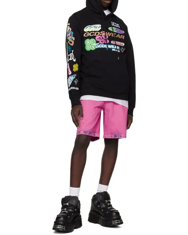 Gcds Printed Logo Hoodie