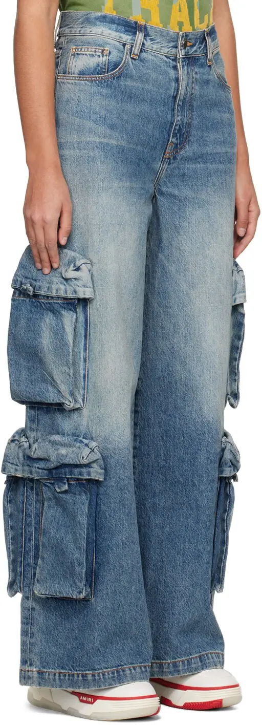 Amiri Wide-leg Cargo Jeans
