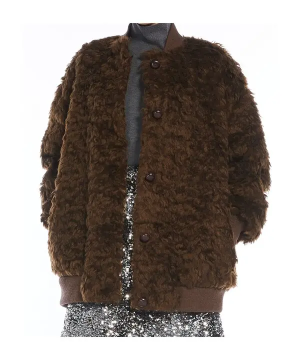 Max Mara Teddy Bomber Jacket