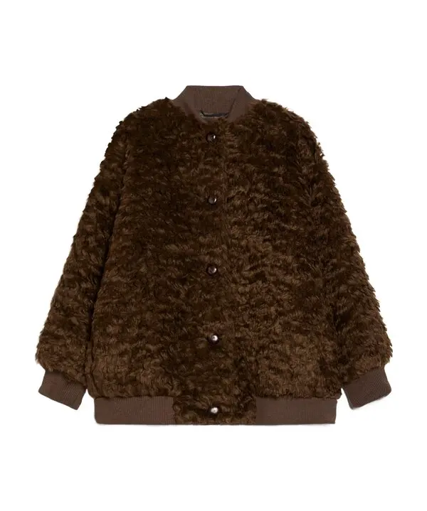 Max Mara Teddy Bomber Jacket