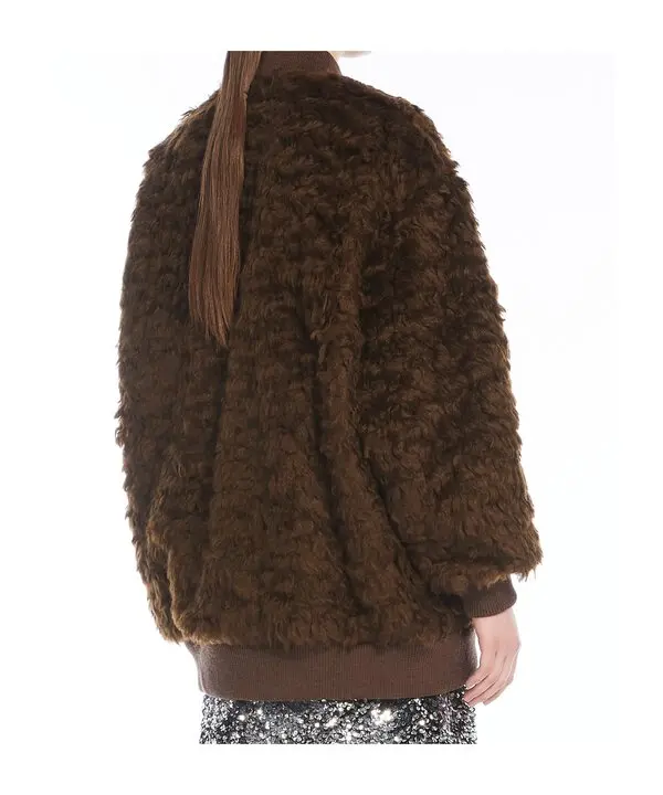 Max Mara Teddy Bomber Jacket