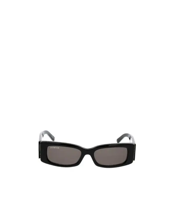 Balenciaga Rectangular Frame Sunglasses - Gray