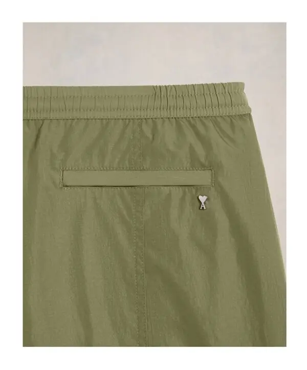 AMI Paris De Coeur Swim Shorts - Olive