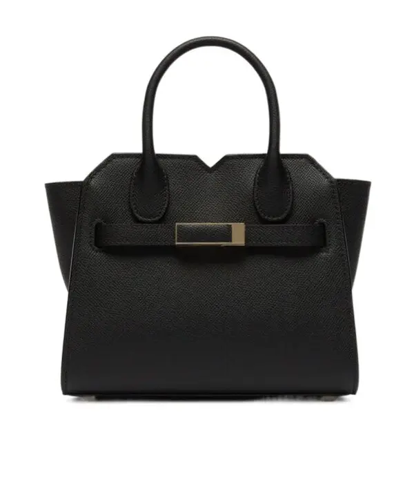 VALEXTRA Milano Micro Crossbody Bag - Black