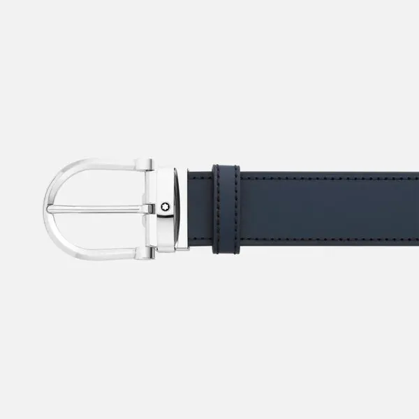Montblanc Horseshoe Clasp Belt - Black
