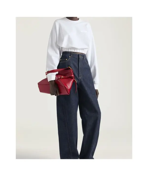 Givenchy Voyou Bag In Shiny Leather - Deep Red