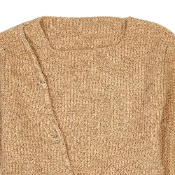 Jacquemus Le Papier" Asymmetrical Button Front Sweater