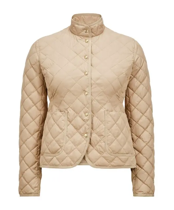 Moncler Epin Quilted Down Jacket - Light Brown