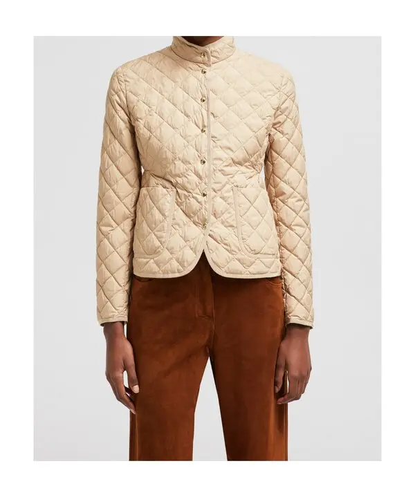 Moncler Epin Quilted Down Jacket - Light Brown