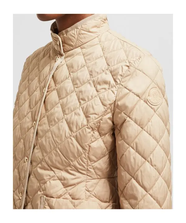 Moncler Epin Quilted Down Jacket - Light Brown