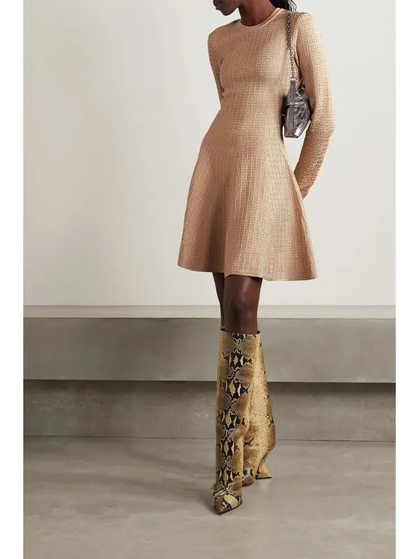 Givenchy Long-sleeved Knit Dress