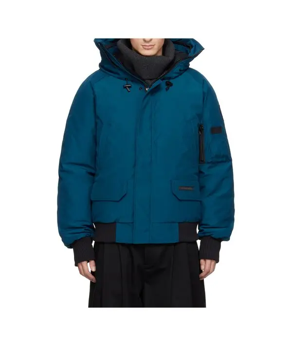 Canada Goose Label Chilliwack Bomber Down Jacket - Blue