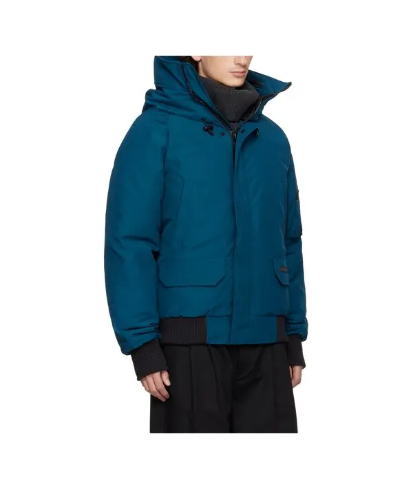 Canada Goose Label Chilliwack Bomber Down Jacket - Blue