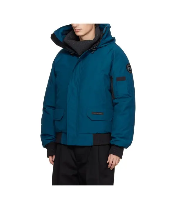 Canada Goose Label Chilliwack Bomber Down Jacket - Blue
