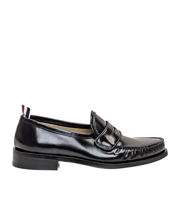 Thom Browne Ruched Detail Slip-on Loafers