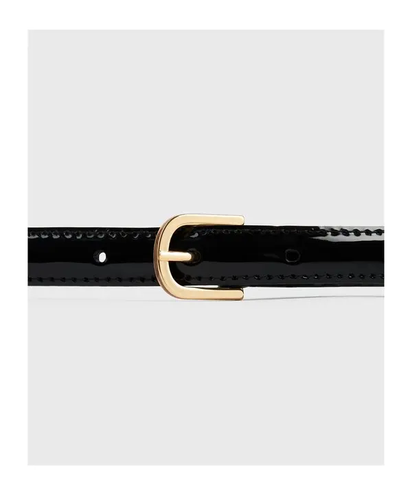TOTEME Slim Patent Waist Belt