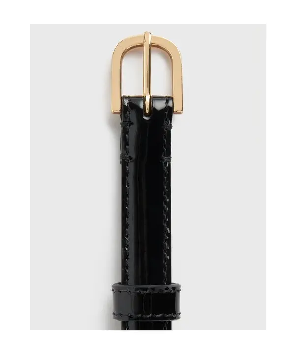 TOTEME Slim Patent Waist Belt
