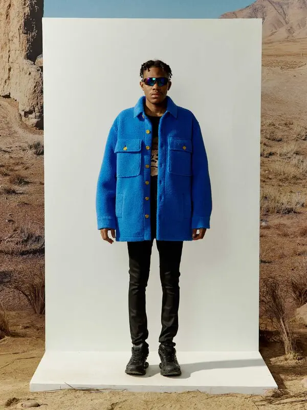 CHARLIE LUCIANO Button Detail Casual Jacket
