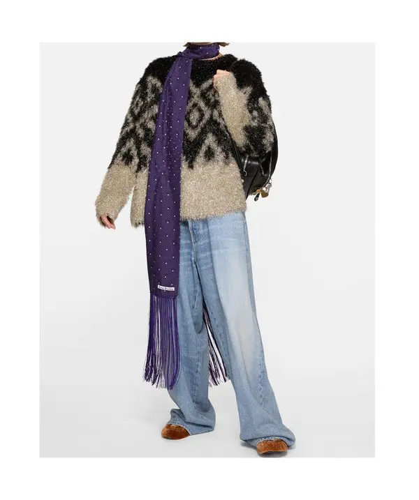 Acne Studios Geometric Pattern Sweater
