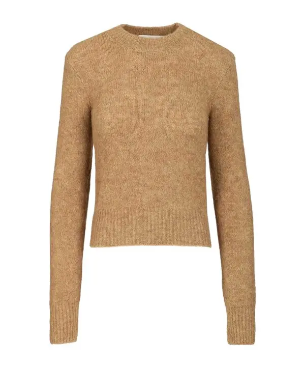 AMI Paris Round Neck Long Sleeve Sweater - No