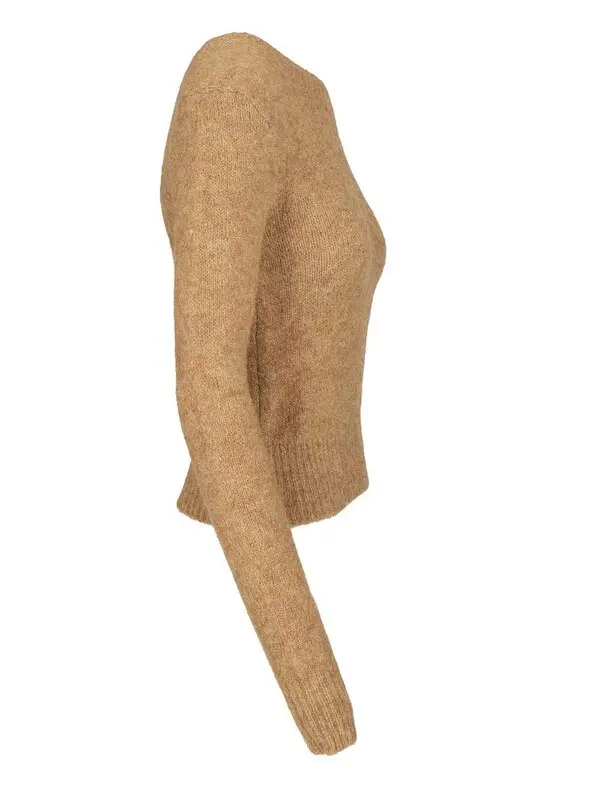 AMI Paris Round Neck Long Sleeve Sweater - No