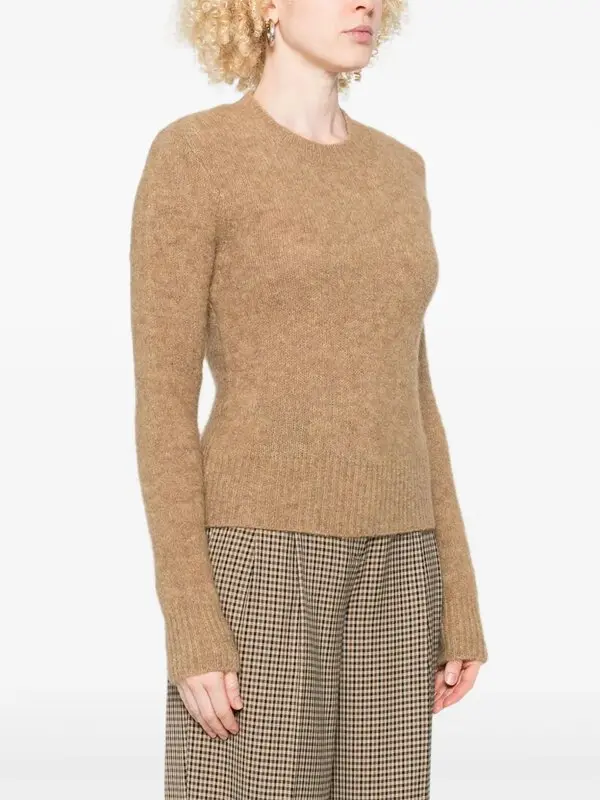 AMI Paris Round Neck Long Sleeve Sweater - No