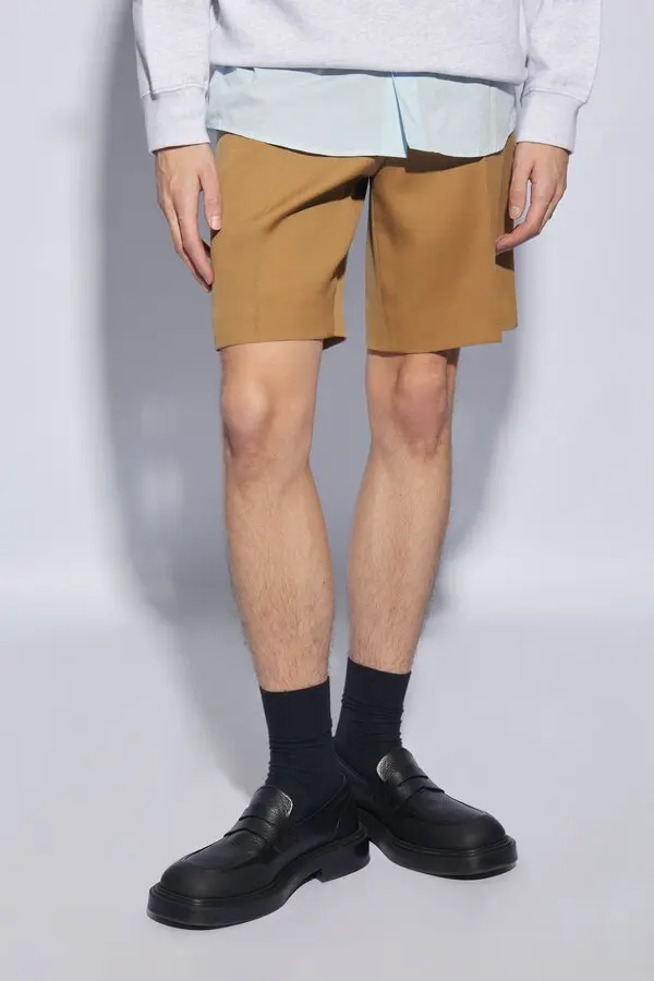 LANVIN Tailored Belted Shorts