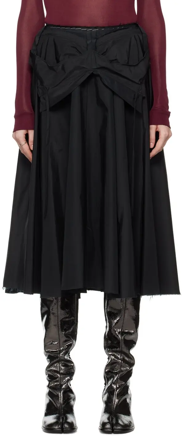 MAISON MARGIELA Layered Midi Skirt