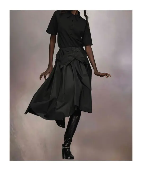 MAISON MARGIELA Layered Midi Skirt