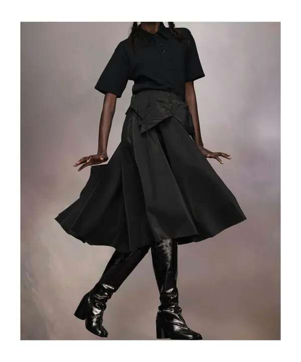 MAISON MARGIELA Layered Midi Skirt