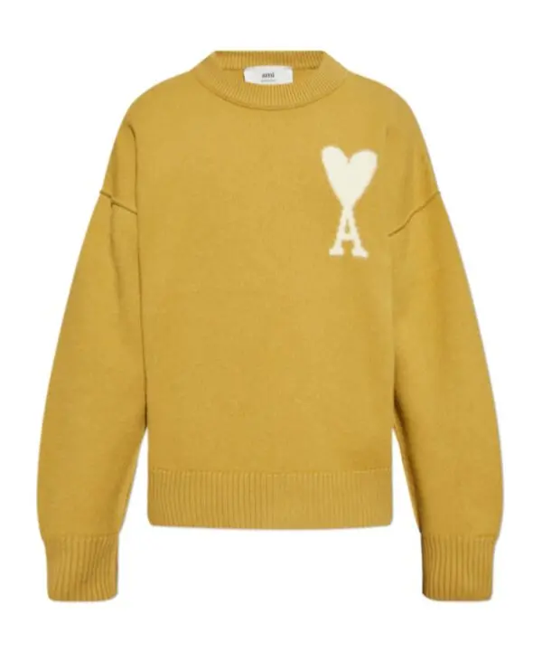 AMI Paris De Coeur Crewneck Jumper - No